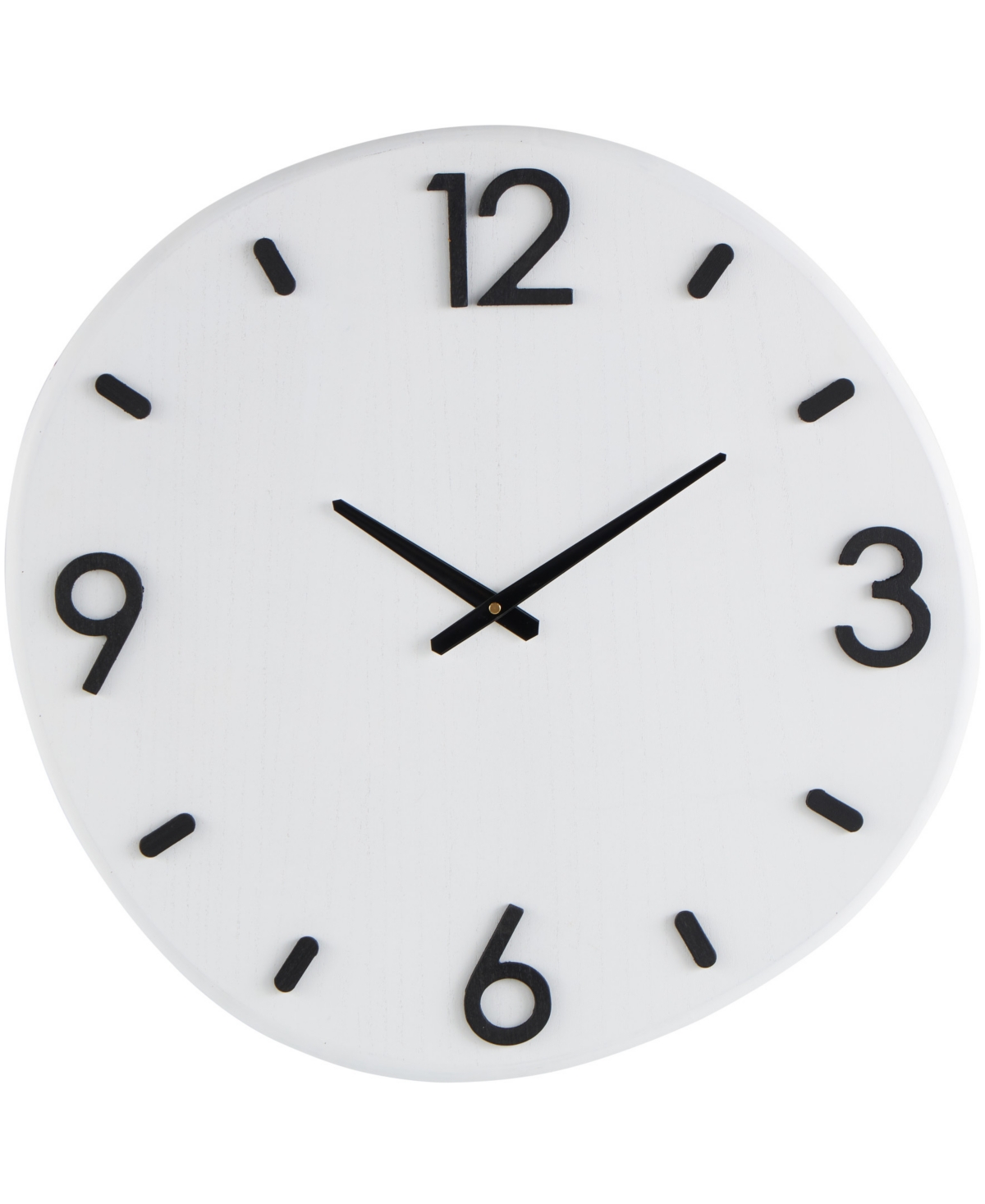 Click here for Rosemary Lane 23.5 Round Wood Wall Clock - White prices