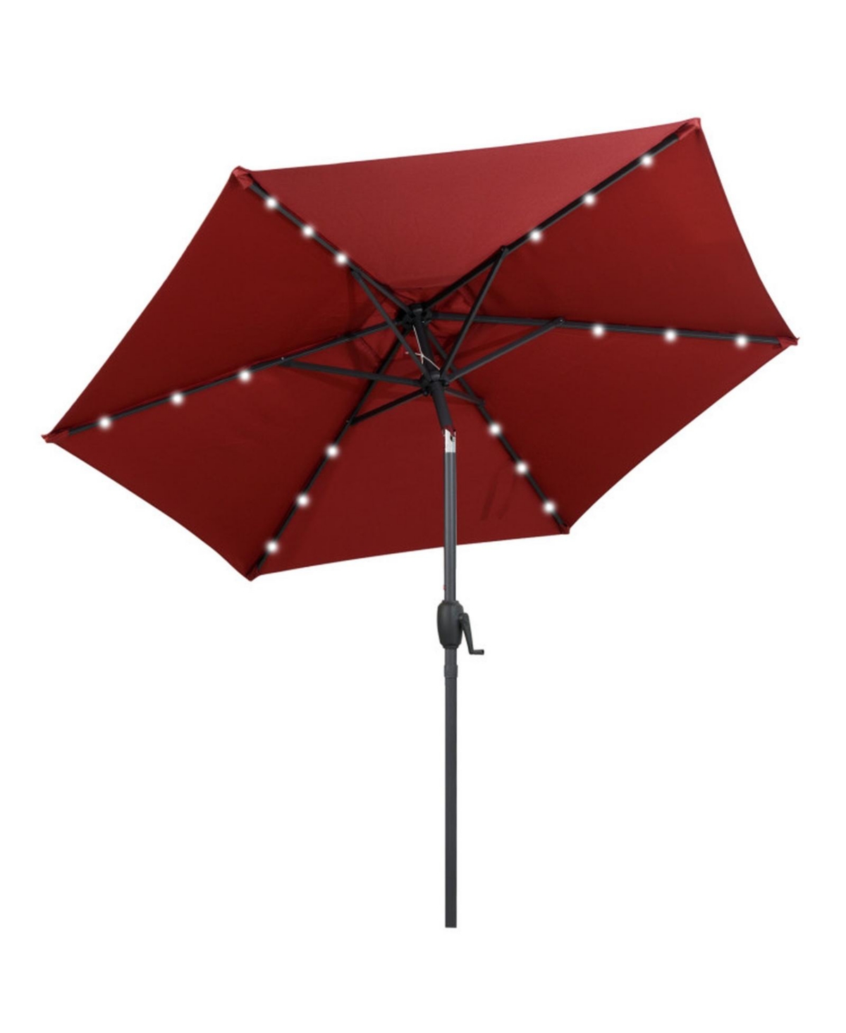 Click here for Gouun 7.5 ft Solar Powered Patio Umbrella with 18... prices