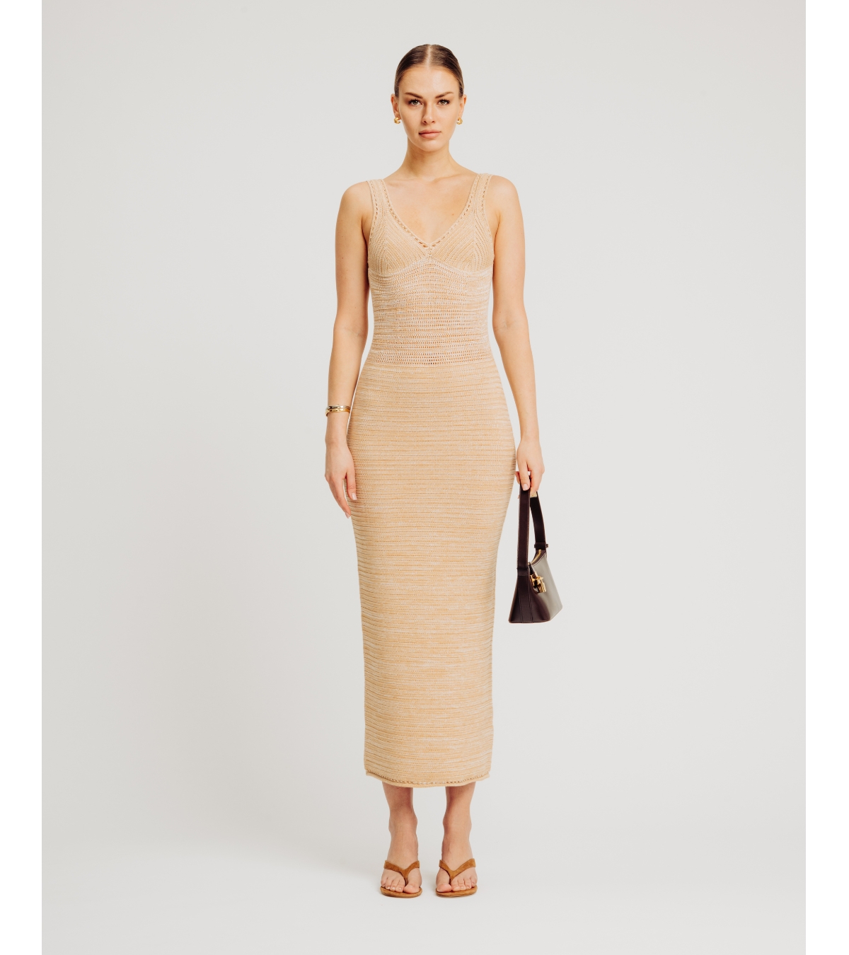 Click here for Torn By Ronny Kobo Womens Madi Dress - Lark/white prices
