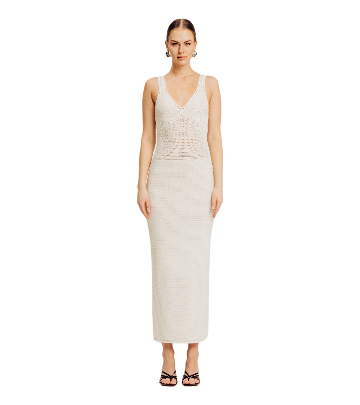 Click here for Torn By Ronny Kobo Womens Madi Dress - Bone/white prices
