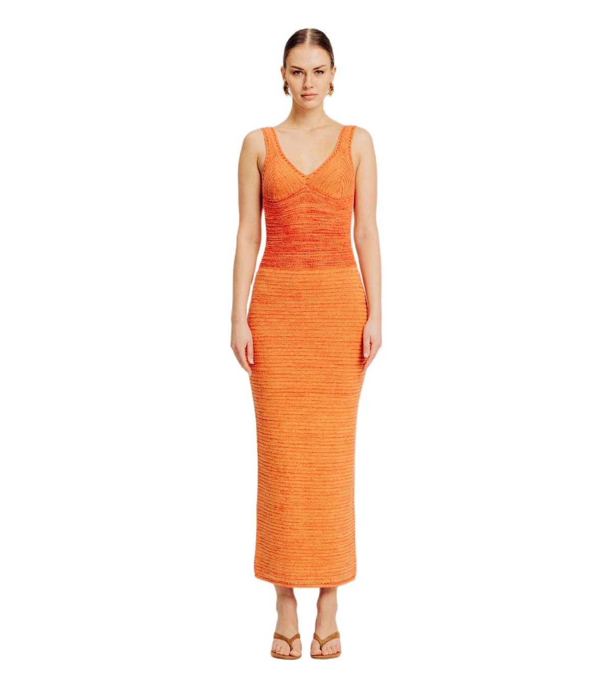Click here for Torn By Ronny Kobo Womens Madi Dress - Cantalope/... prices