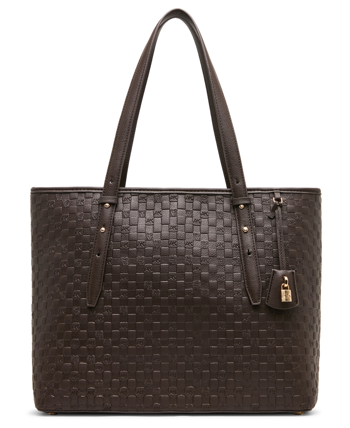 Click here for Anne Klein Embossed Medium Tote Handbag - Black prices