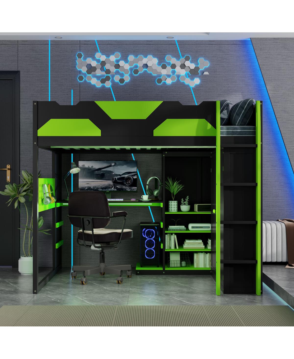 Click here for Streamdale Furniture Wood Loft Bed with Desk  Mult... prices