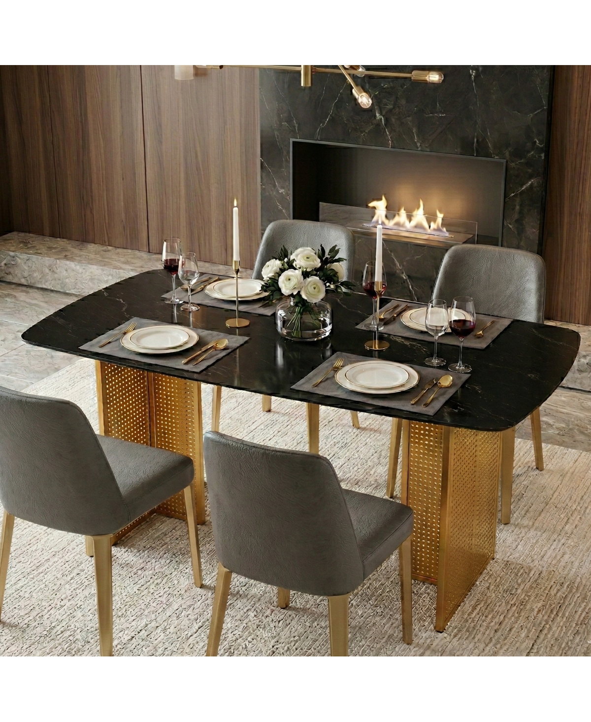 Click here for Streamdale Furniture Modern 6-Seater Glass Dining... prices