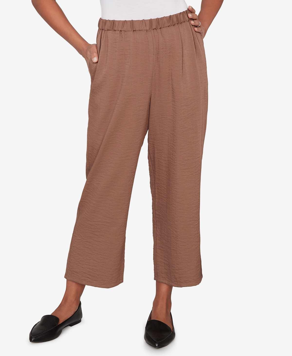 Click here for Alfred Dunner Womens Spice Market Wide-Leg Pull-On... prices