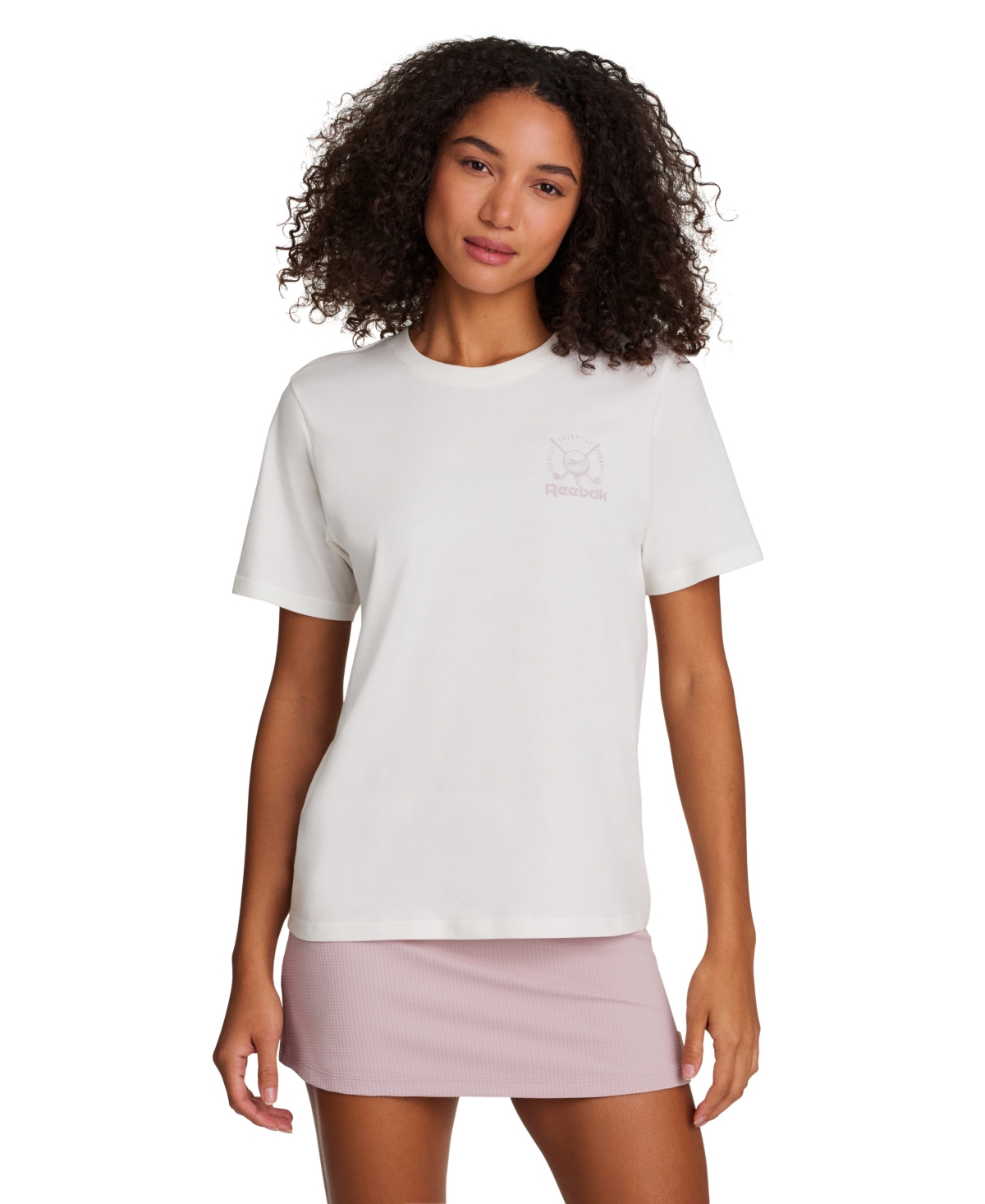 Click here for Reebok Womens Time Out Graphic T-Shirt - Vector Ch... prices