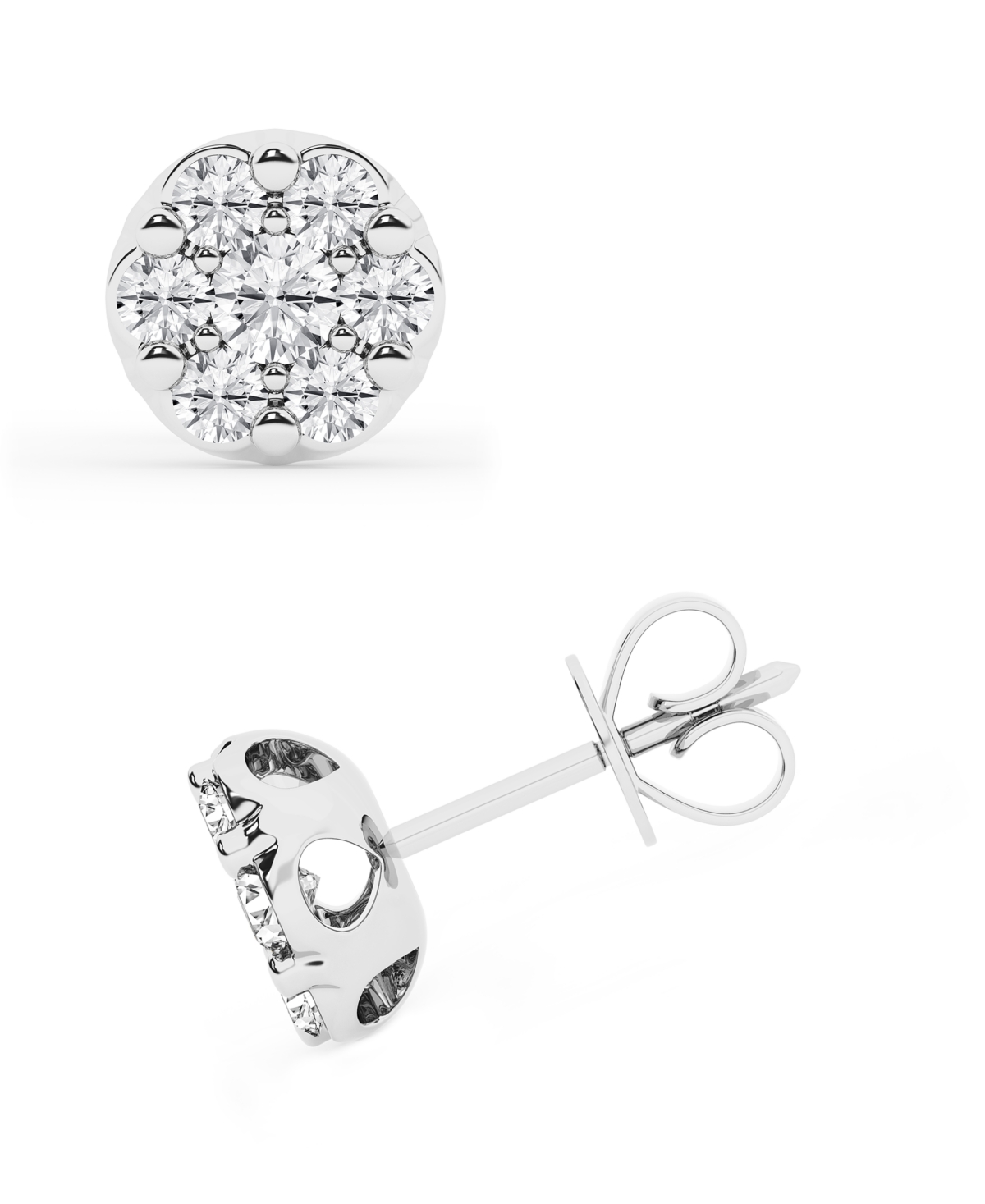 Click here for Forever Grown Diamonds Lab-Created Diamond Cluster... prices