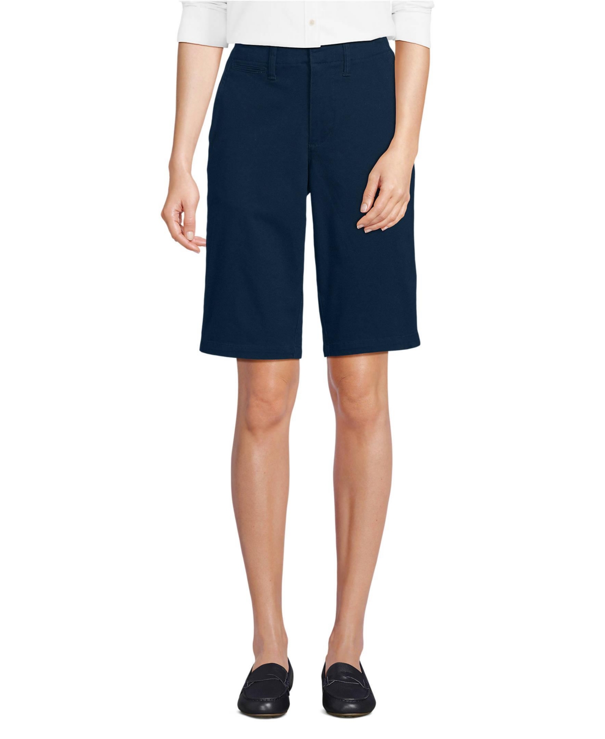 Click here for Lands End Womens Classic 12" Chino Shorts - R... prices