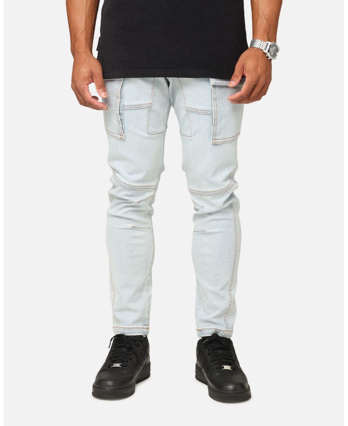 Click here for Saint Morta Mens Skinny Cargo Jeans Vintage prices
