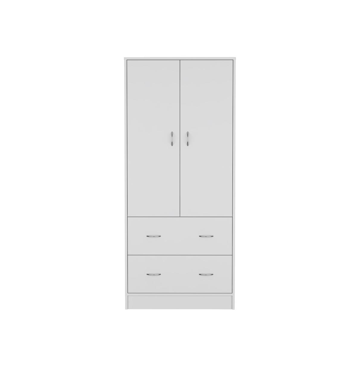 Click here for Flynama Edie Armoire White Bedroom Storage Organiz... prices