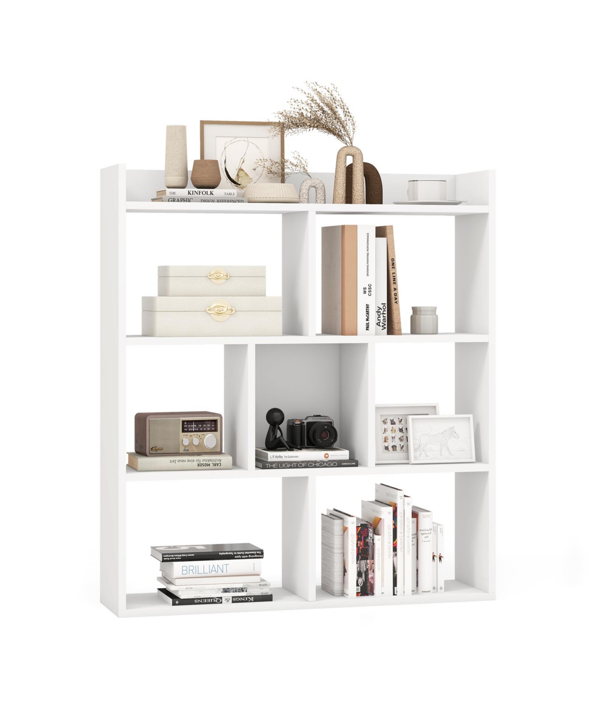 Click here for Gouun 7-Cube Open-Back Bookshelf with Anti-Topplin... prices
