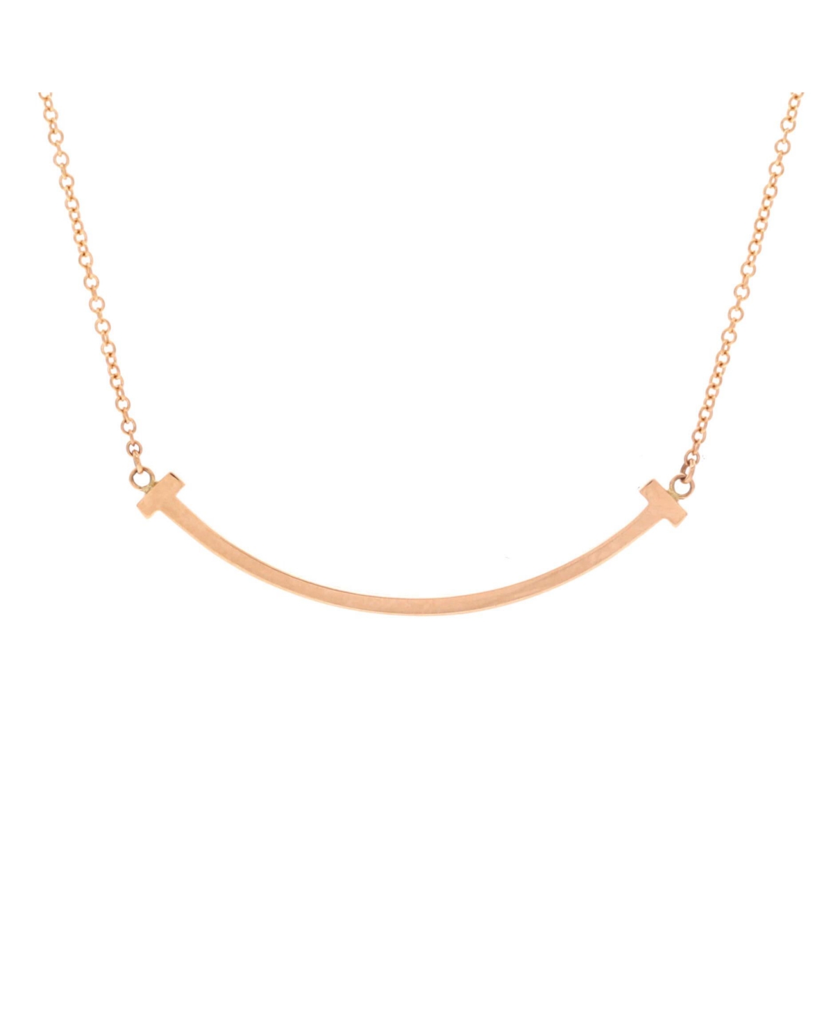 Click here for Pre-Owned Tiffany and Co T Smile Pendant Necklace... prices