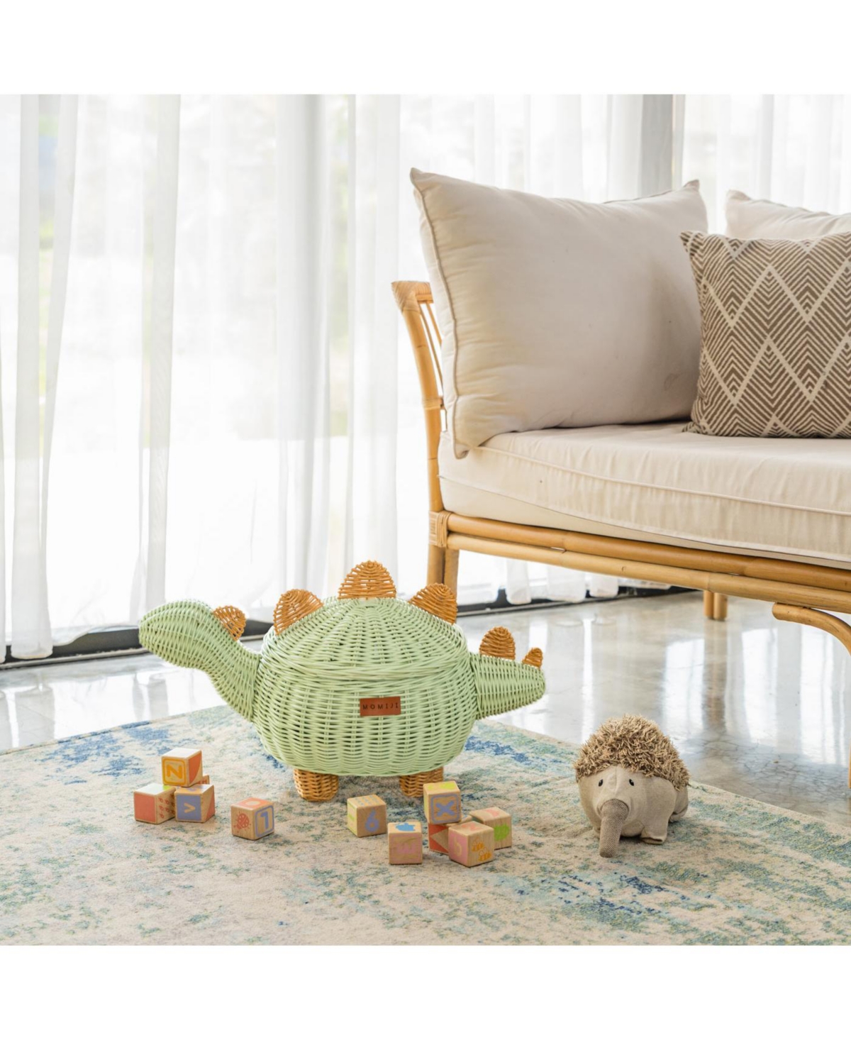 Click here for Momiji Dinosaur Handcrafted Rattan Storage Basket... prices