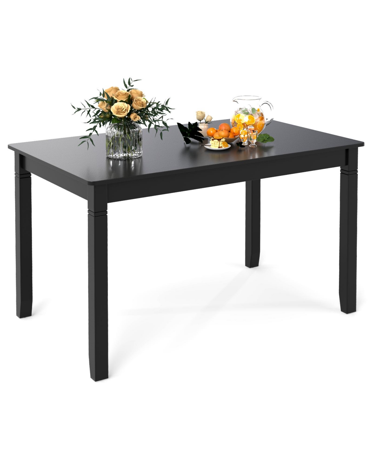 Click here for Sugift 48 in Rectangular Wooden Dining Table for F... prices