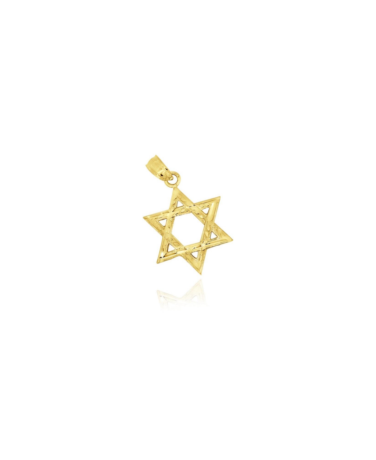 Click here for The Lovery Sparkle Cut Star of David Charm 14K Gol... prices