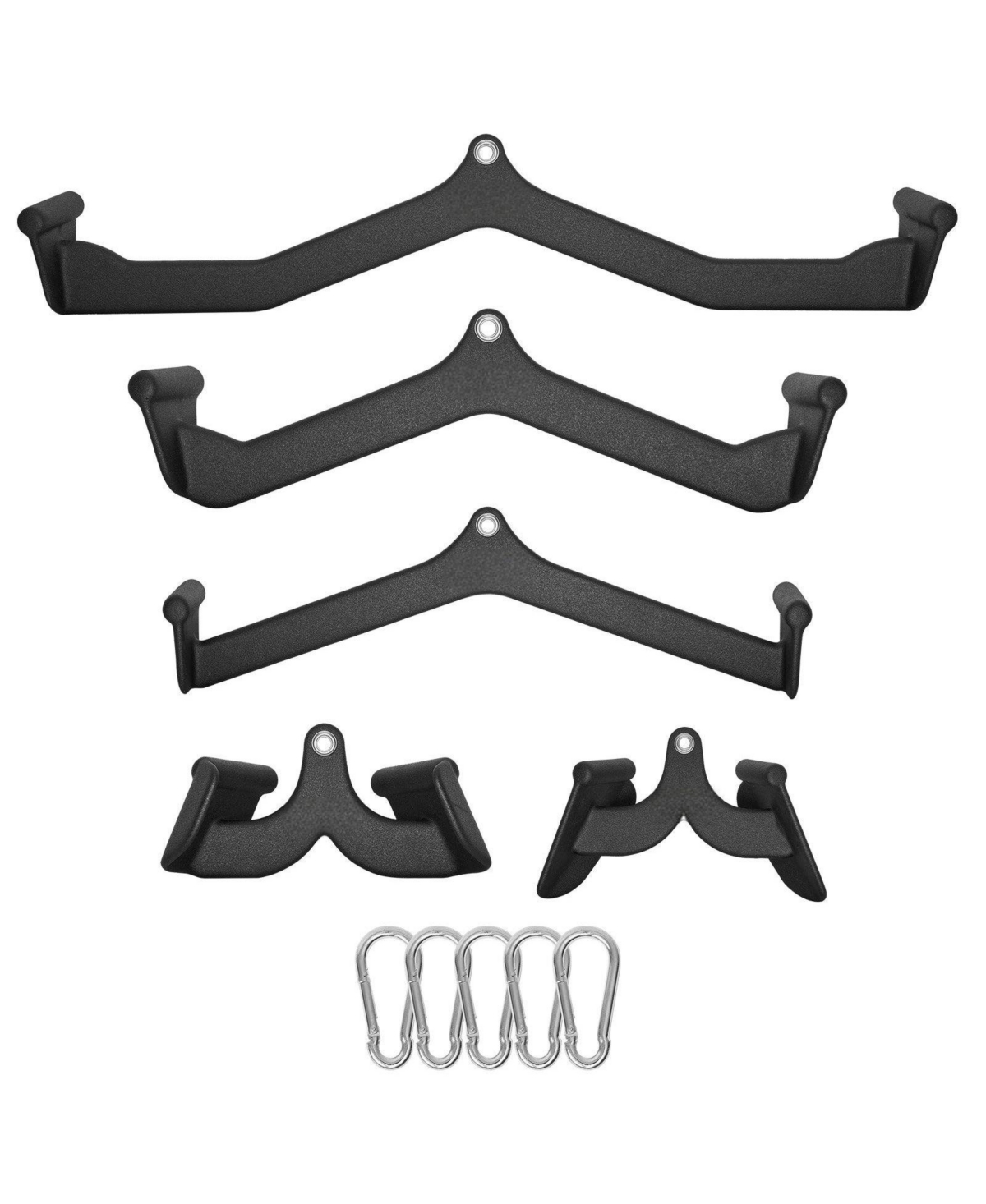 Click here for Mecale Lat Pulldown Attachments 5 Piece Set with T... prices