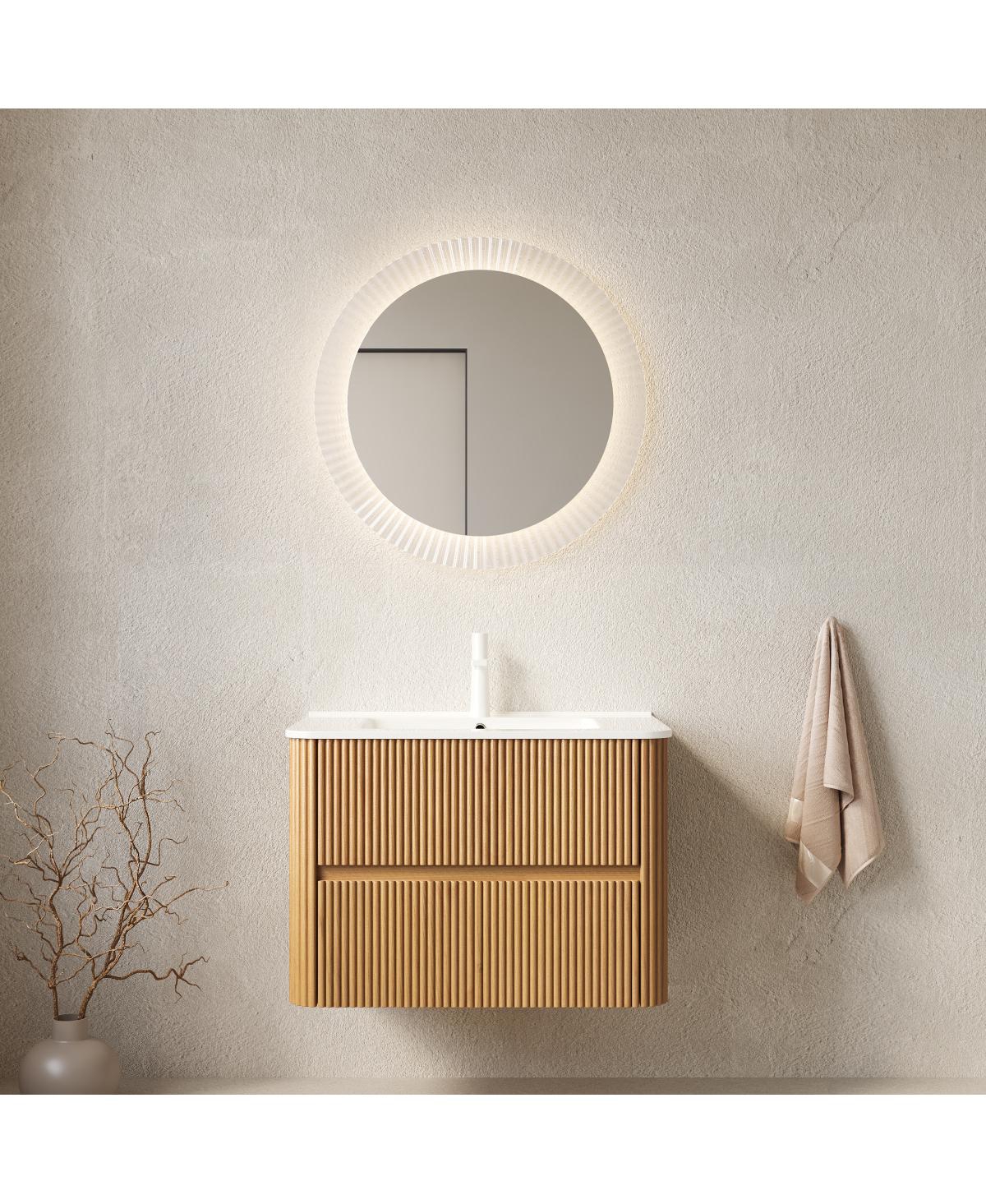 Click here for Sillysis Wall Mounted Bathroom Vanity  Integrated... prices