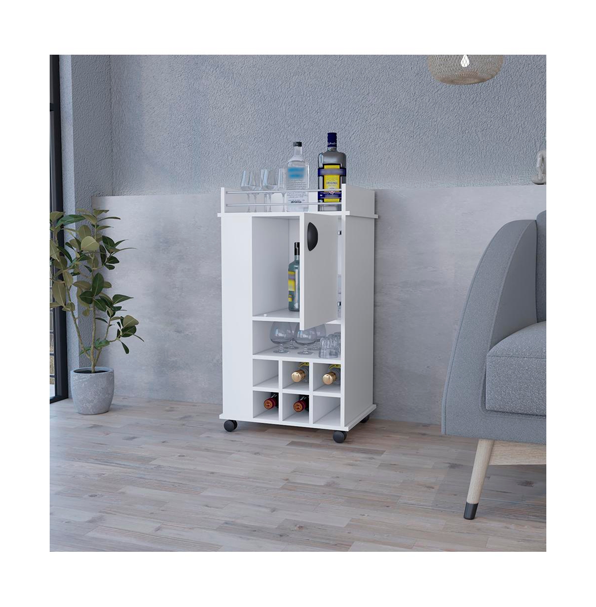 Click here for flynama Bar Cart 21.65 W x 16.34 D with 1 Cabinet... prices