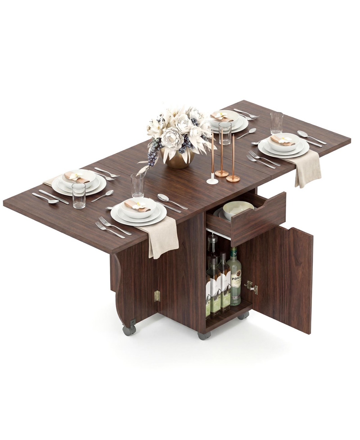 Click here for Sugift Folding Dining Table 3-in-1 Space-Saving Dr... prices