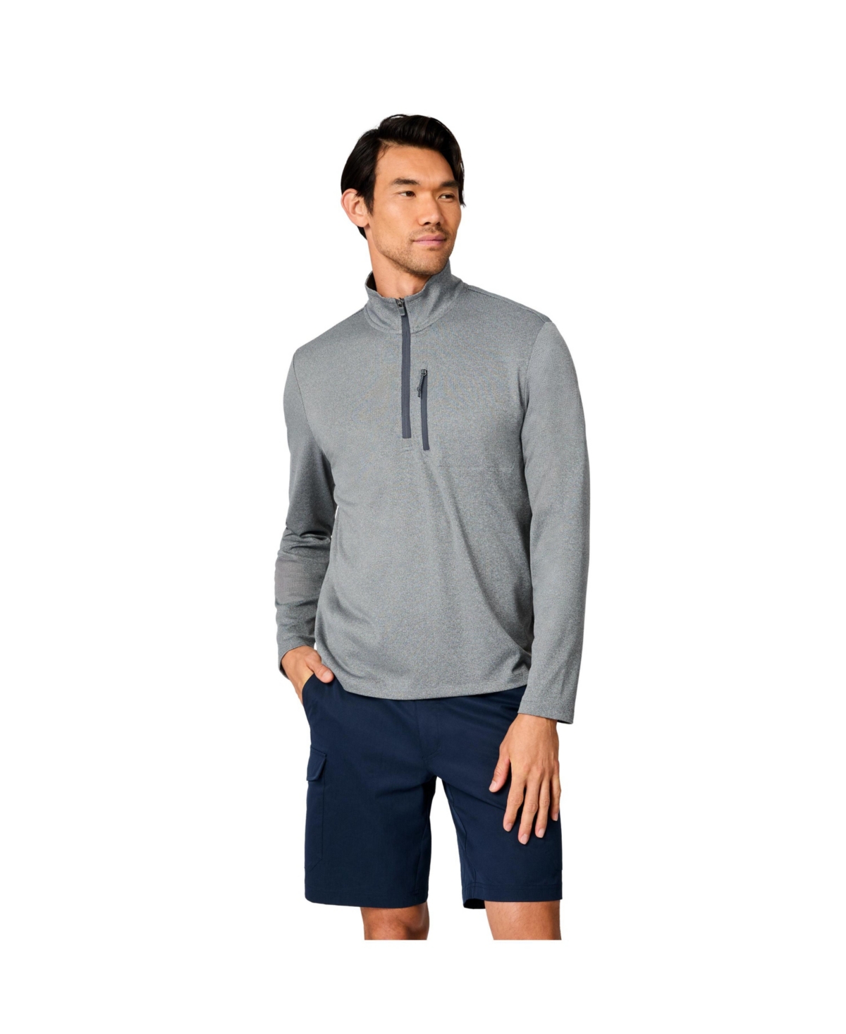 Click here for Free Country Mens Tech Double Face Quarter Zip Shi... prices
