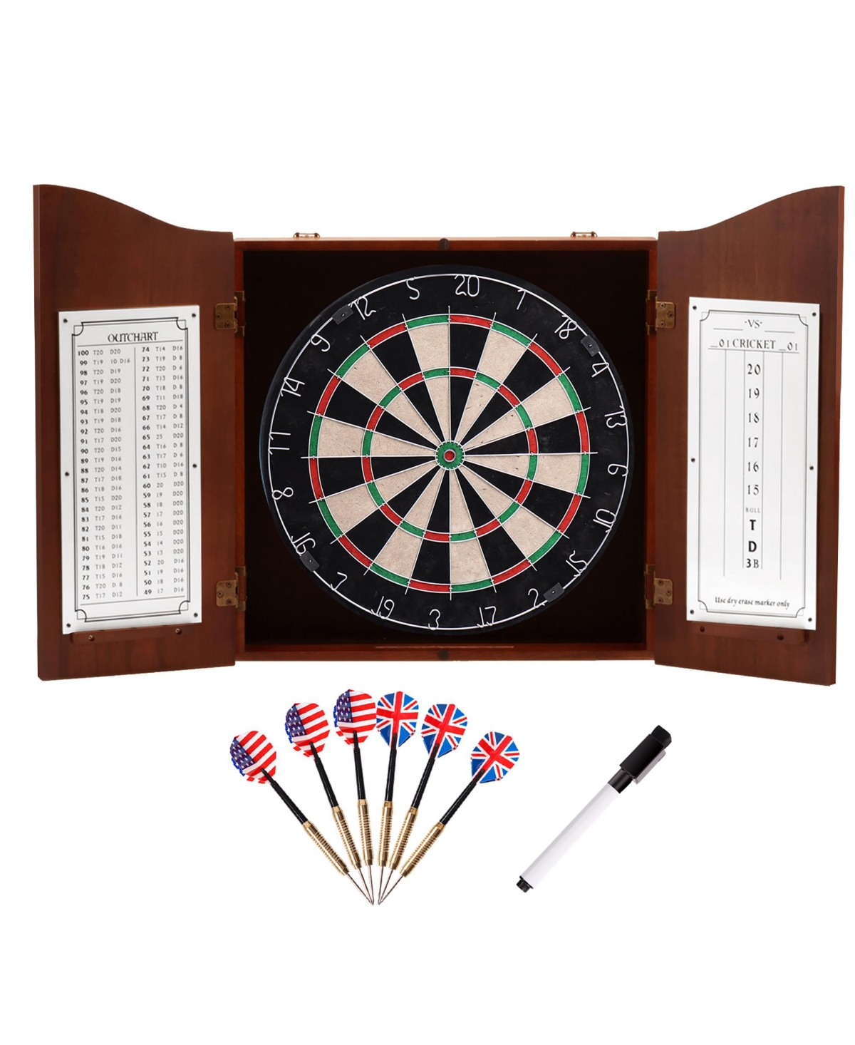 Click here for Gse Games & Sports Expert Wooden Dartboard & Case... prices
