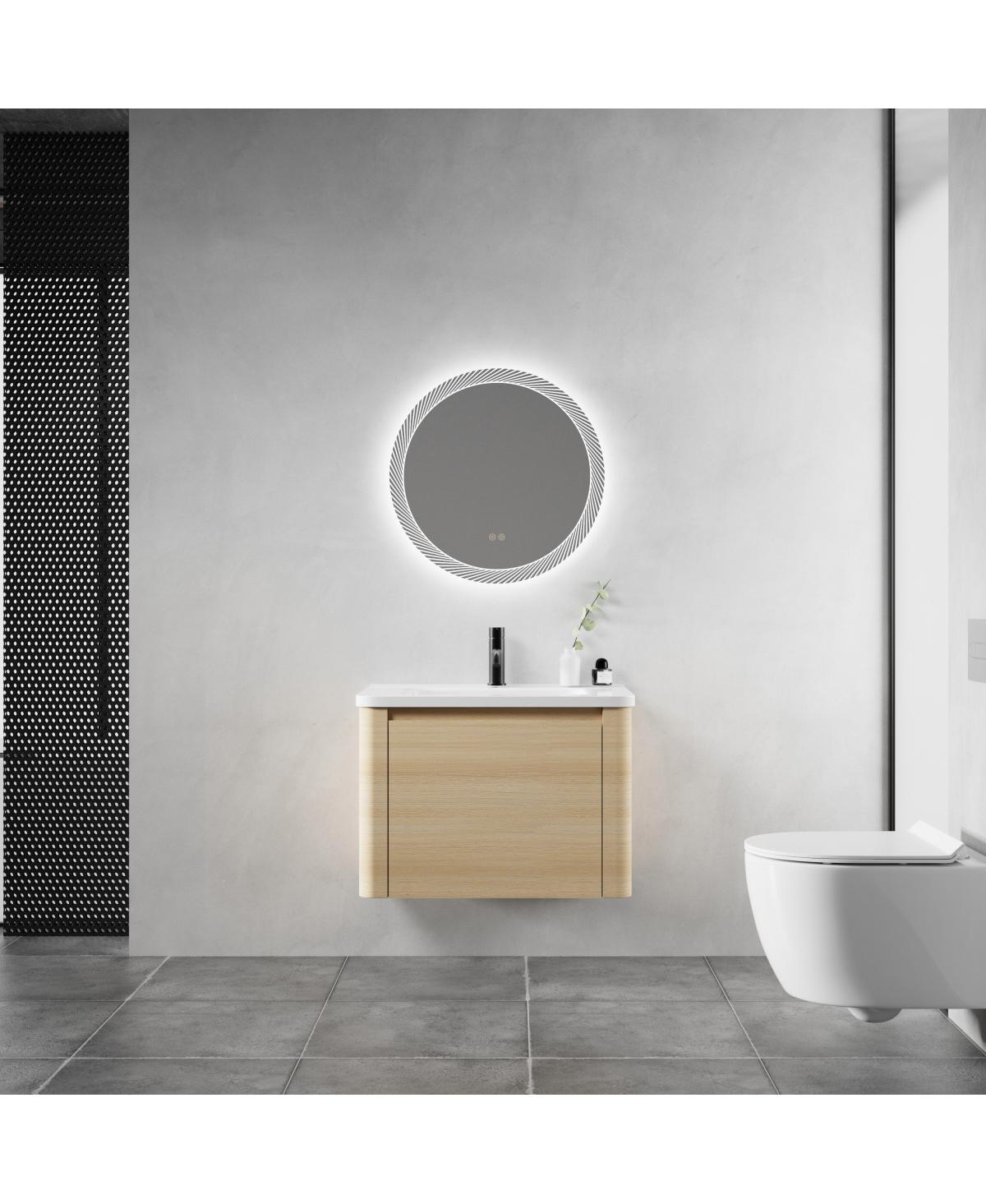 Click here for Sillysis 28 Inch Wall Mounted Bathroom Vanity with... prices