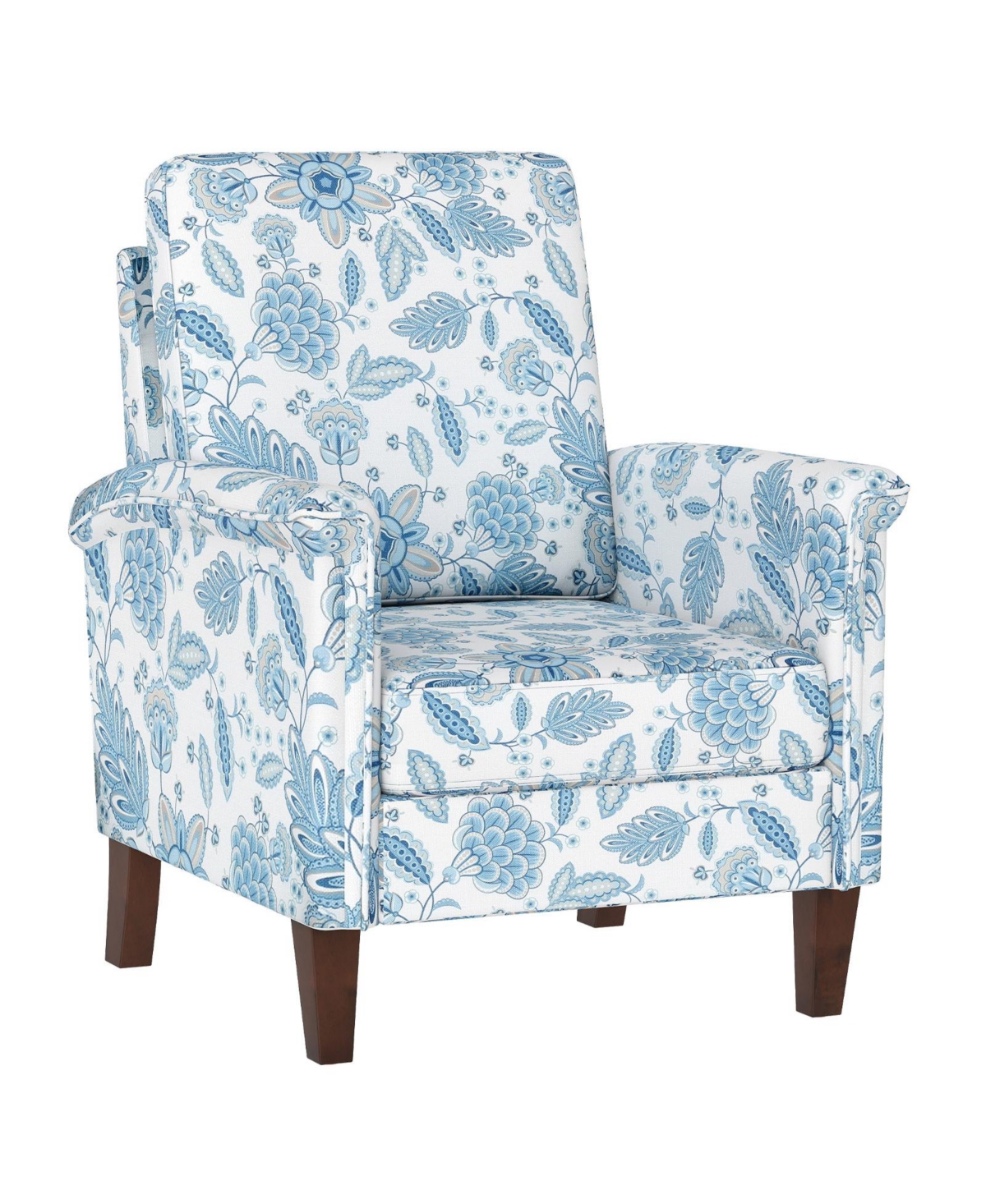 Click here for Gouun Floral Farmhouse Boho Accent Chair with Soli... prices