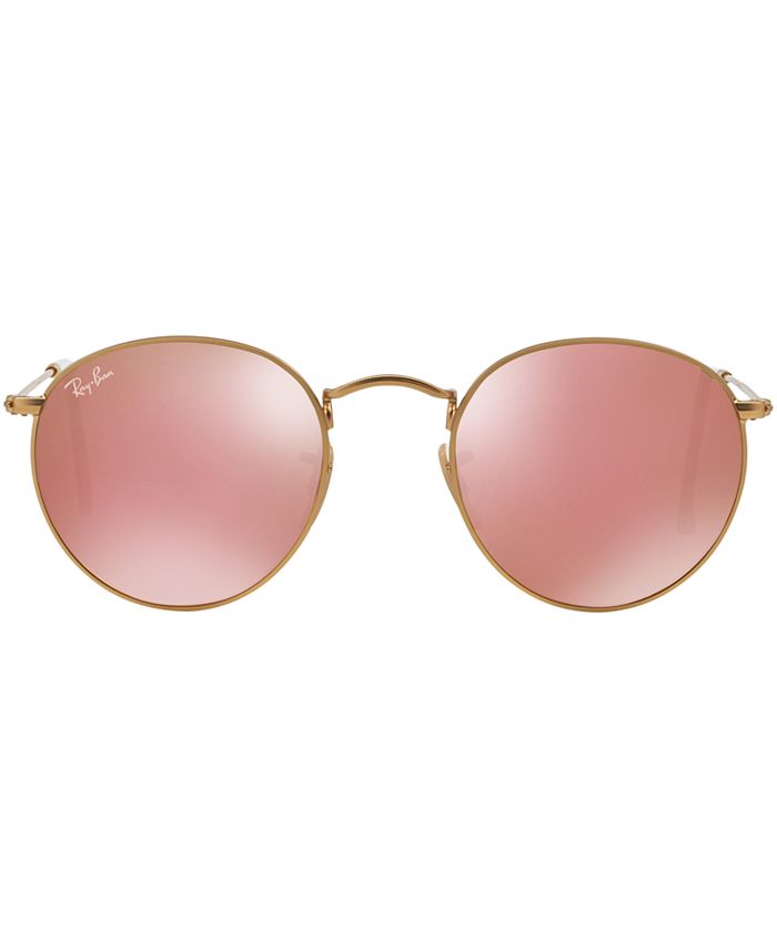 Ray-Ban Sunglasses, RB3447 50 ROUND METAL - Macy's