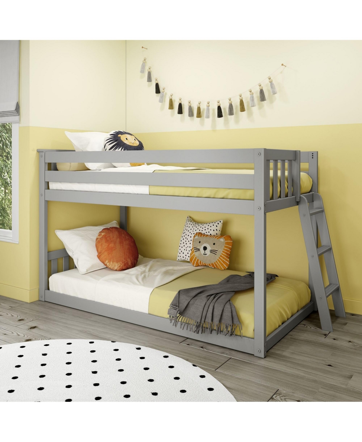 Click here for Max & Lily Solid Wood Twin over Twin Low Bunk Bed... prices