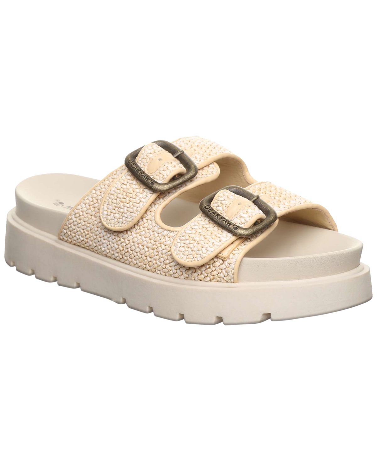 Click here for Bearpaw Womens Eternal Round Toe Sandals - Natural prices