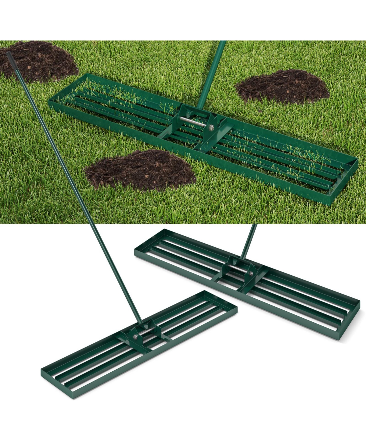 Click here for Sugift Heavy Duty Lawn Leveling Rake in for Soil -... prices