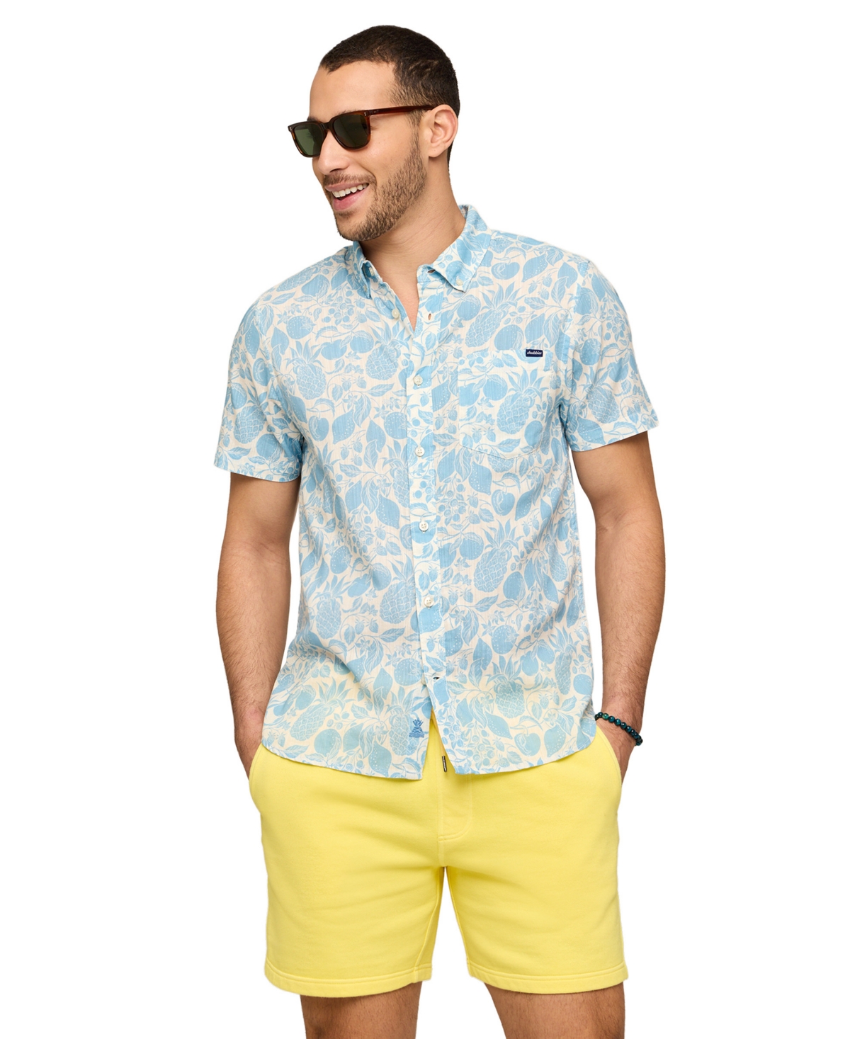 Click here for Chubbies Mens The Fruitopia Classic-Fit Shirt - Of... prices