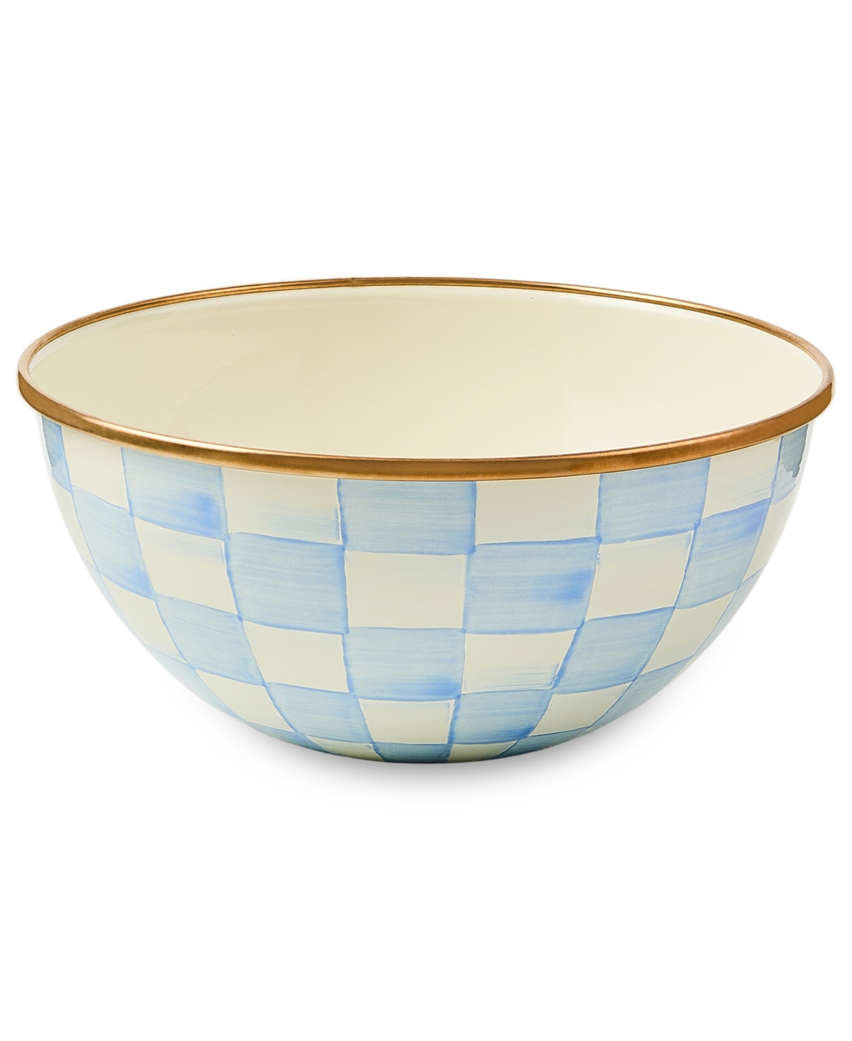 Click here for MacKenzie-Childs Check Small Everyday Bowl - Sky B... prices