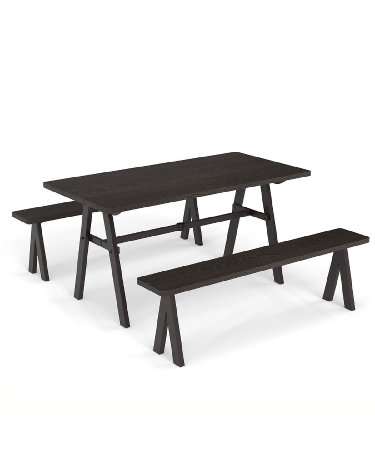 Click here for Sugift 3-Piece Outdoor Picnic Table and Bench Set... prices