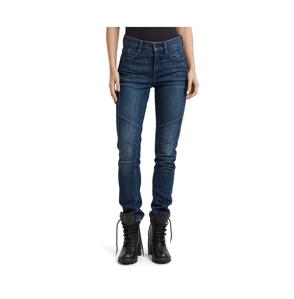 Click here for G-Star Womens Ace 2 Biker Slim Straight Jeans - Wo... prices