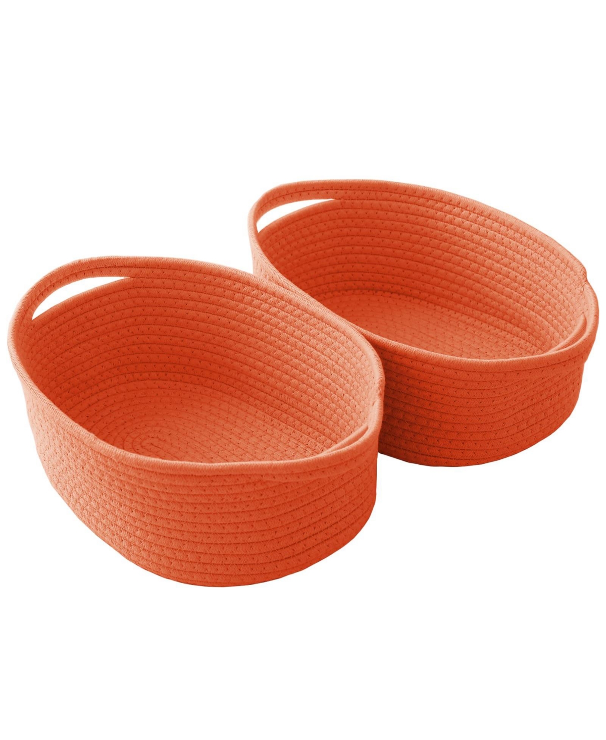 Click here for Gnuadz Woven Rope Storage Basket with Handles - Or... prices