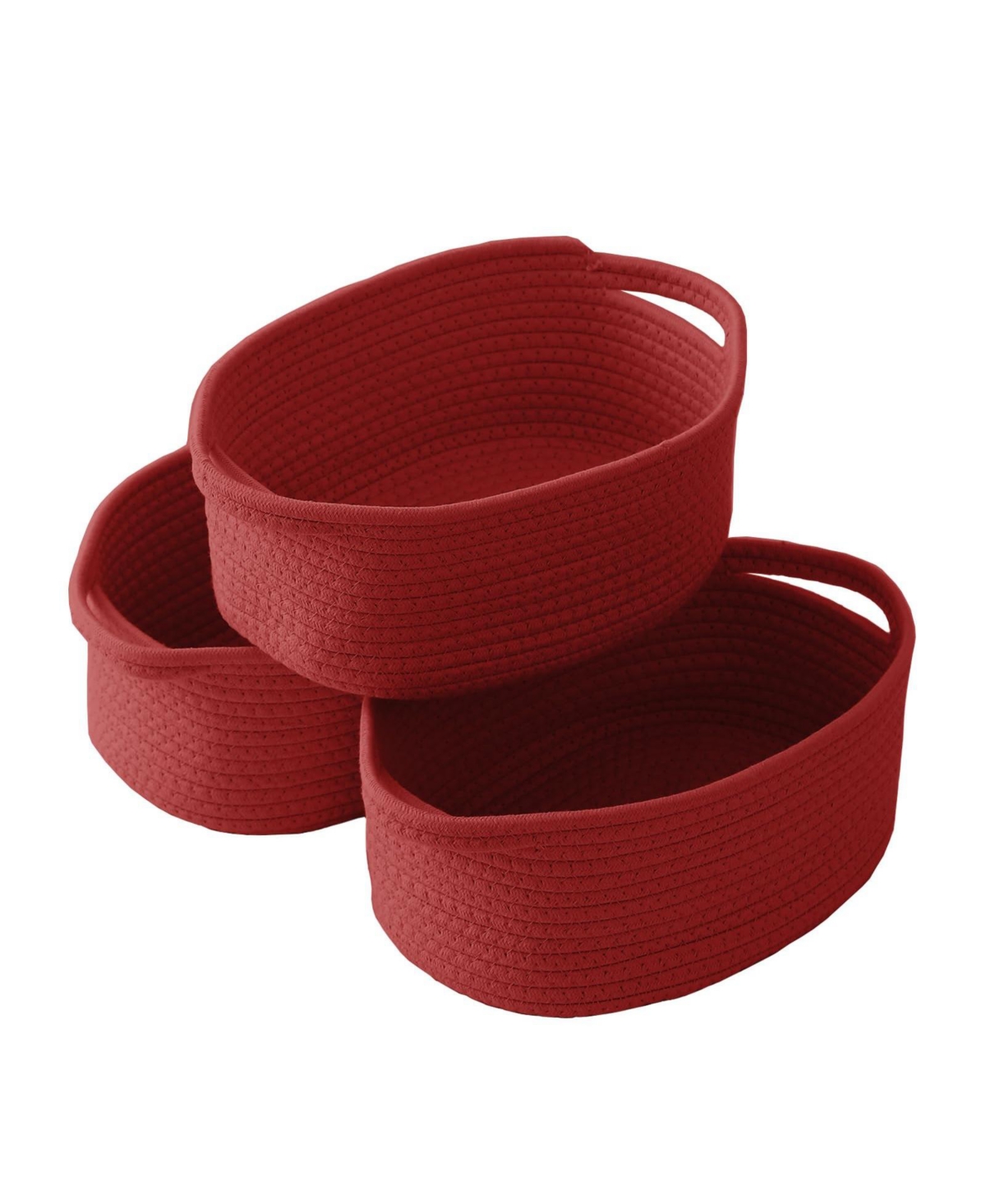 Click here for Gnuadz Woven Rope Storage Basket with Handles - Re... prices