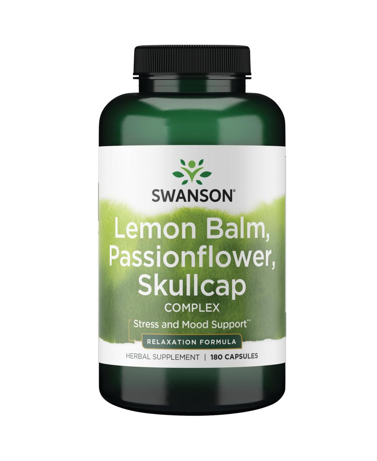 Click here for Swanson Lemon Balm Passion Flower Skullcap Complex... prices