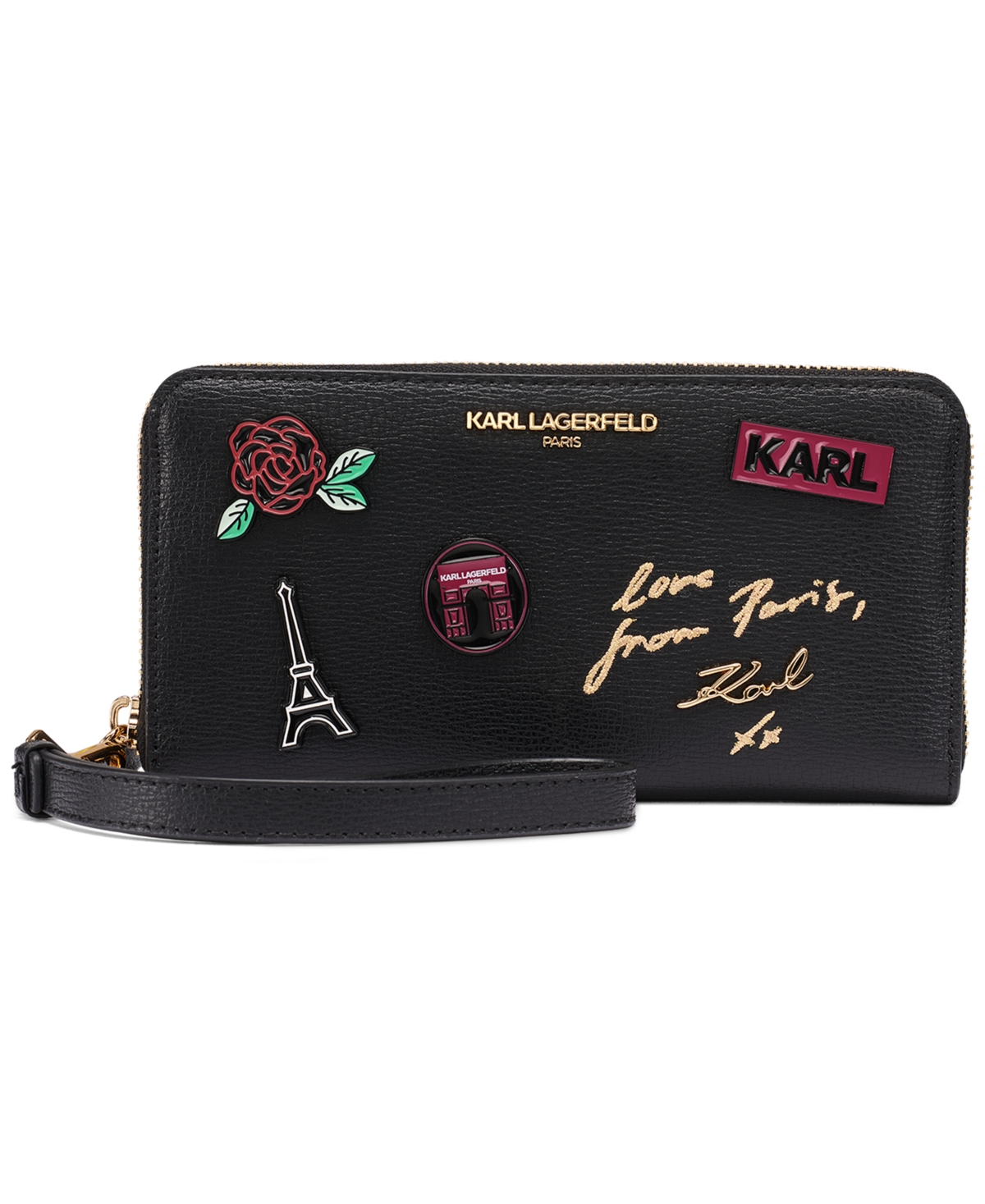Click here for Karl Lagerfeld Paris Jacqueline Zip Around Wallet... prices