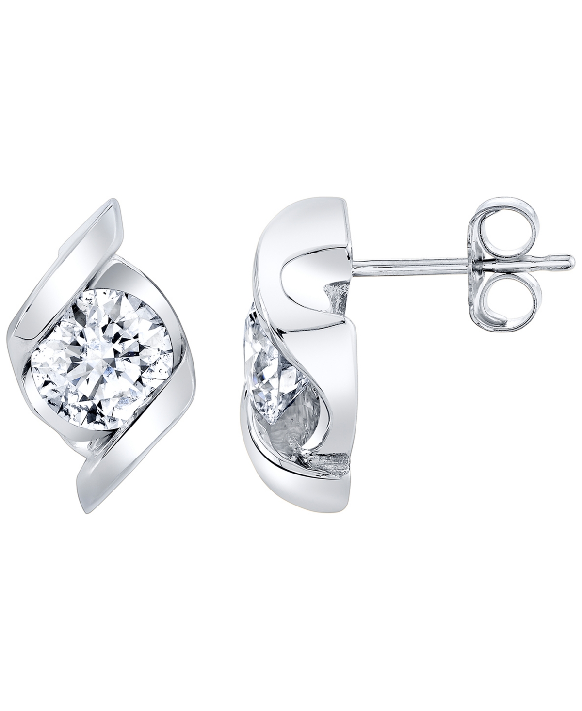 Click here for Macys Certified Lab Grown Diamond Stud Earrings (1... prices