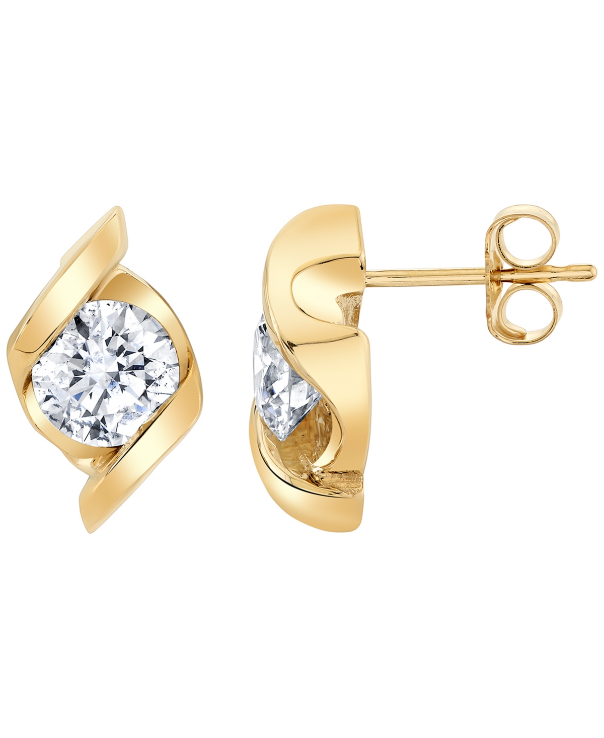 Click here for Macys Certified Lab Grown Diamond Stud Earrings (1... prices