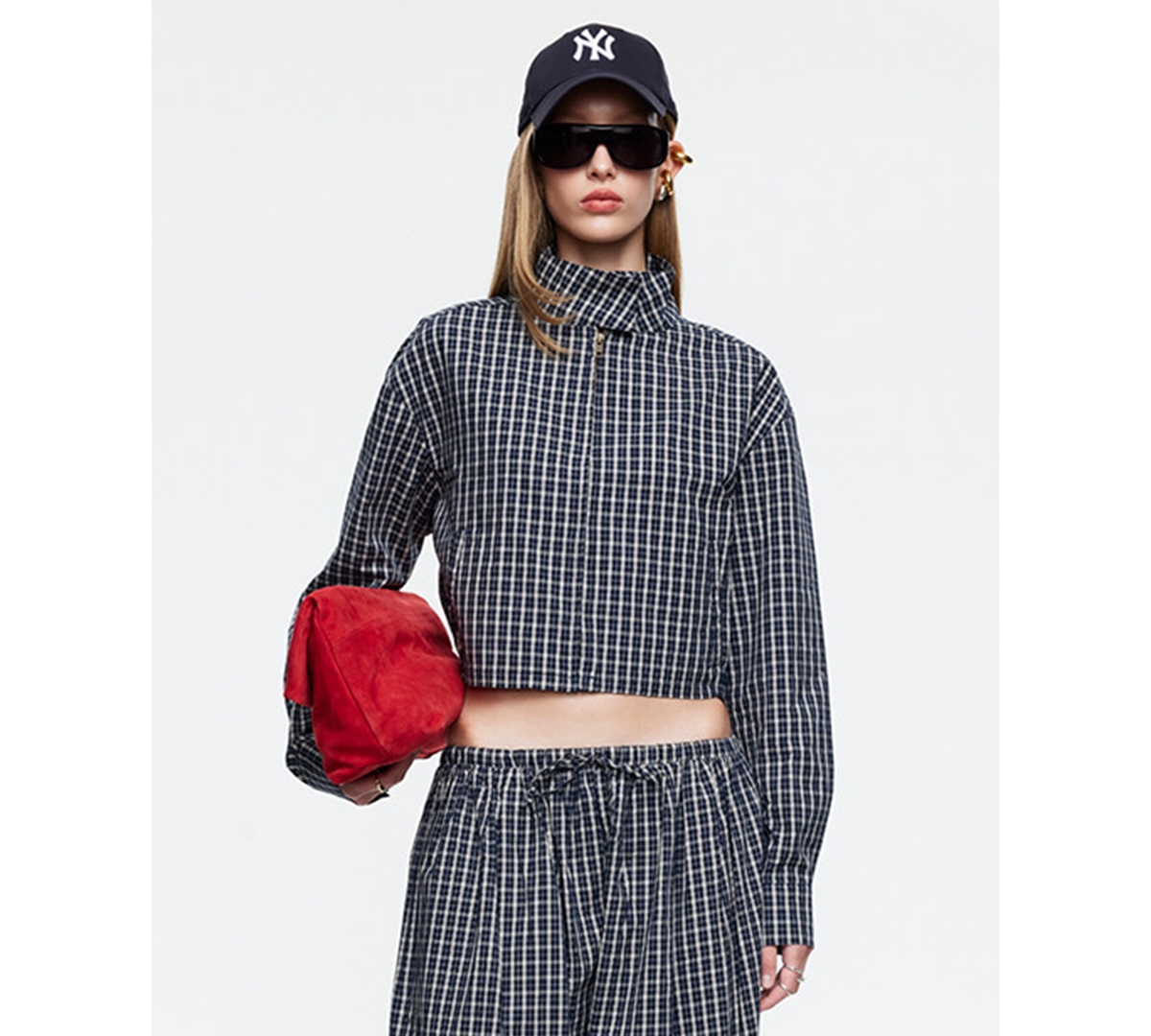 Click here for Lioness Womens Aura Funnel Neck Jacket - Navy Lemo... prices