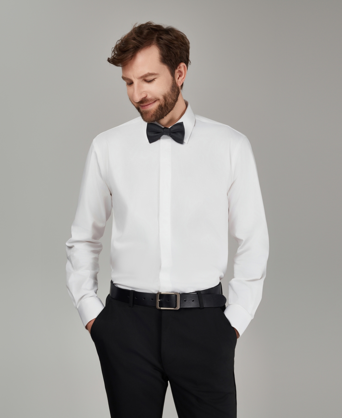 Click here for Alfani Mens No Iron Formal Solid Dress Shirt  Macy... prices