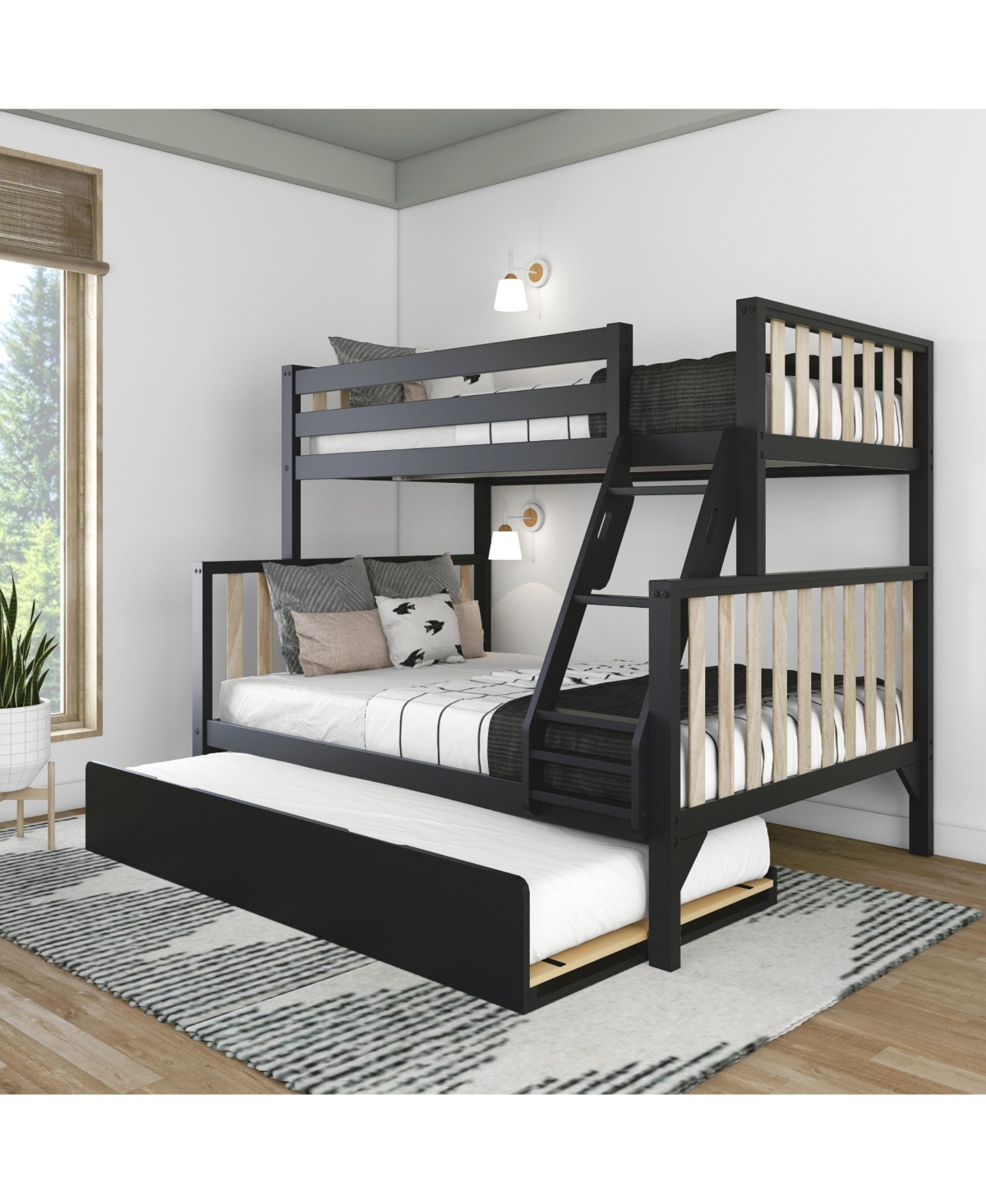 Click here for Max and Lily Bunk Bed Twin over Full with Trundle... prices