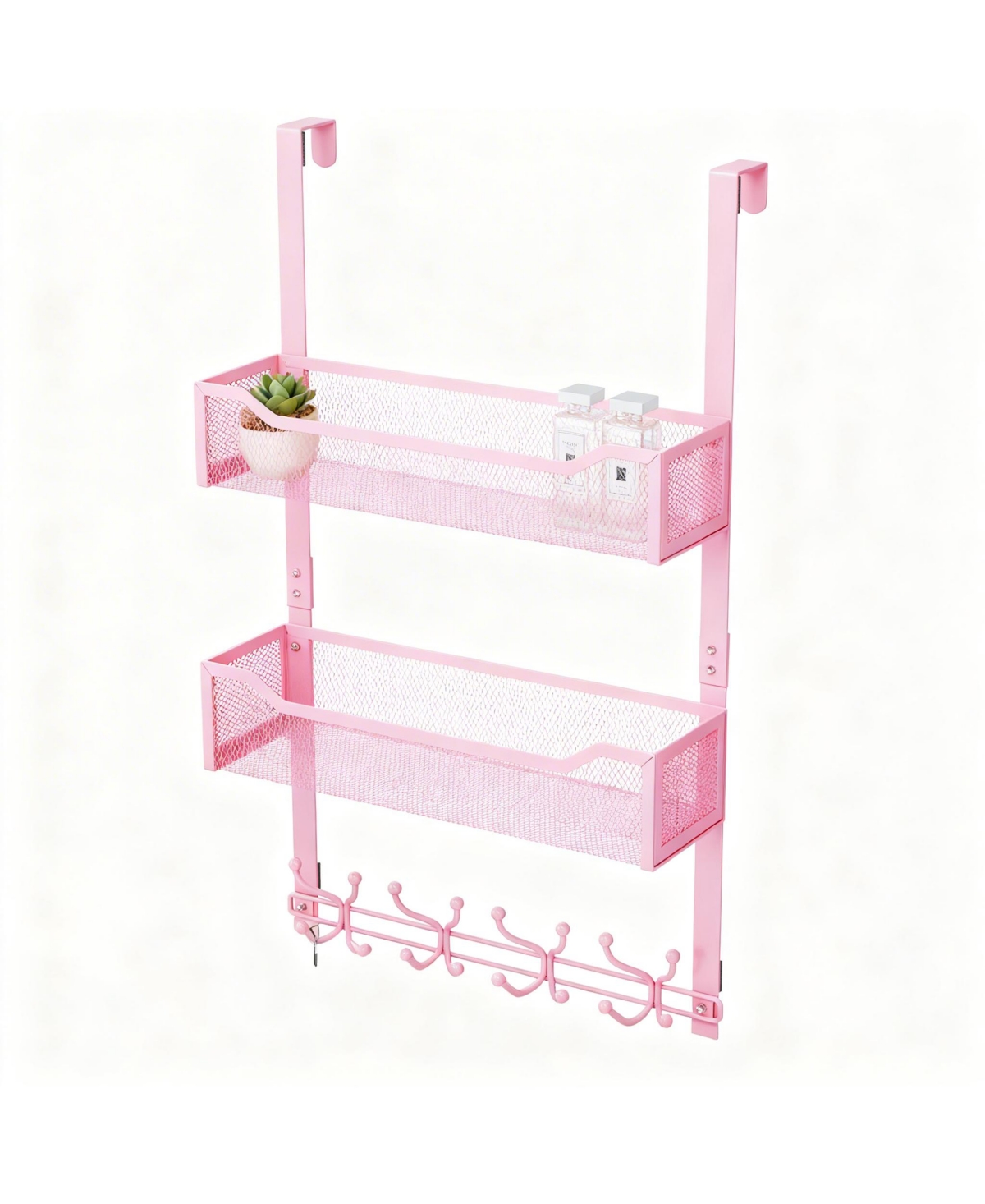 Click here for Yigii 16 Hooks Over Door Organizer with Mesh Baske... prices
