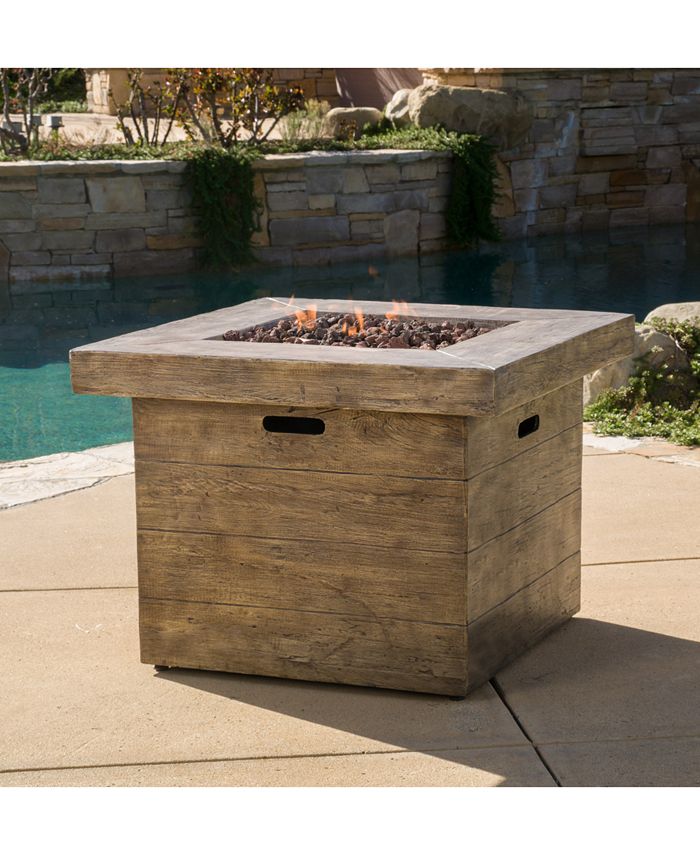 Noble House Garba Gas Fire Pit - Macy's