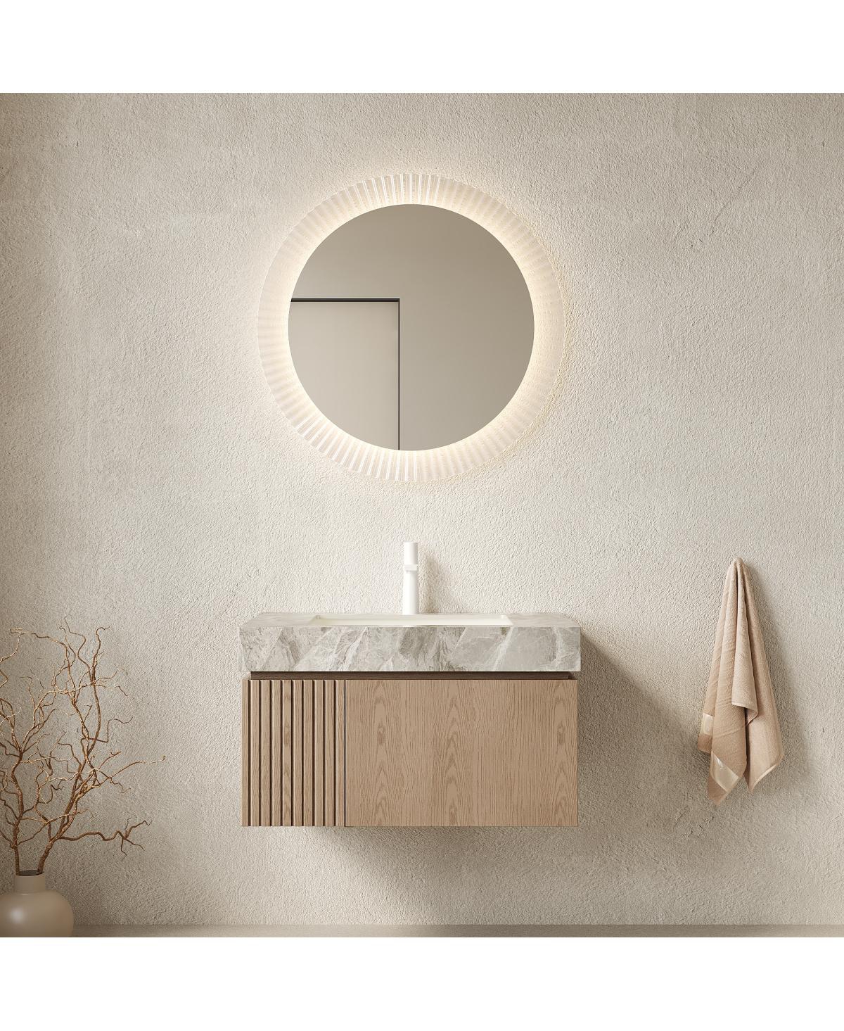 Click here for Sillysis Inch Italian Wall Mount Bathroom Vanity w... prices