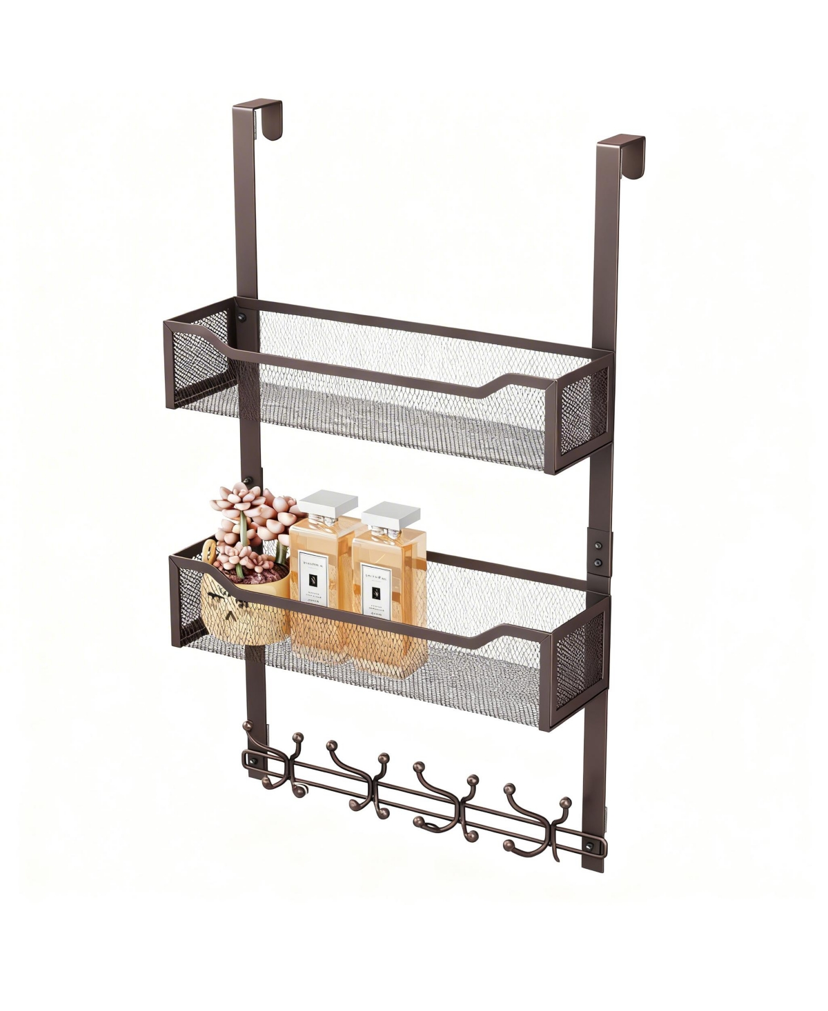 Click here for Yigii 16 Hooks Over Door Organizer with Mesh Baske... prices