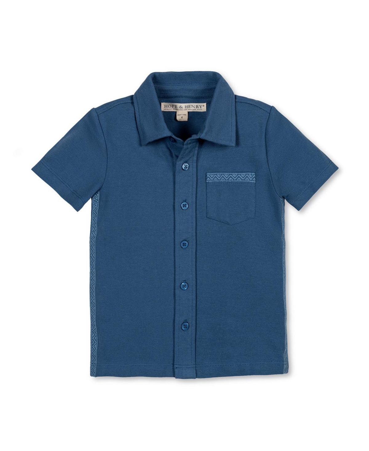 Click here for Hope and Henry Toddler Boys Organic Short Sleeve P... prices