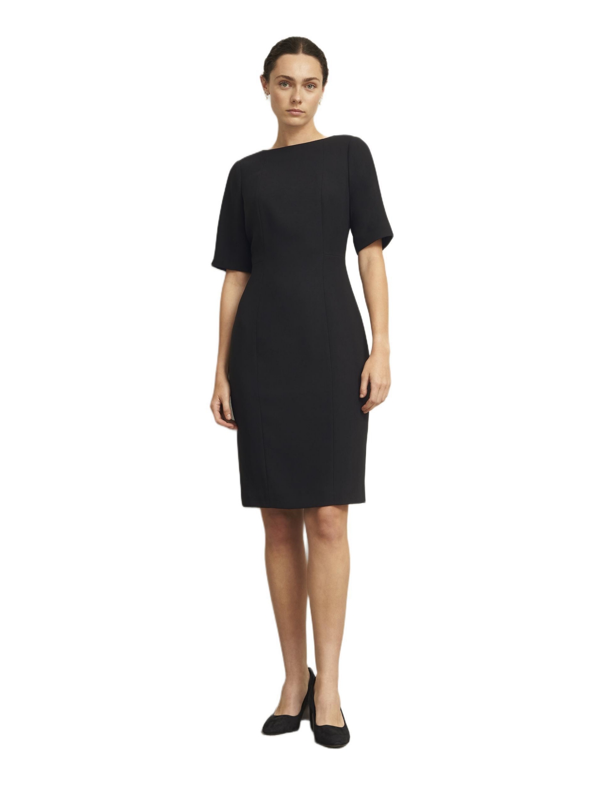 Click here for Hobbs London Womens Esme Dress - Black prices